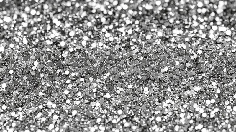 Silver Glitter Background Sparkling Shimmer Texture Stock Illustration ...