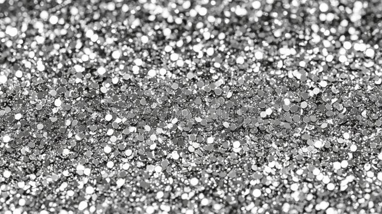 Silver Glitter Background Sparkling Shimmer Texture Stock Illustration ...