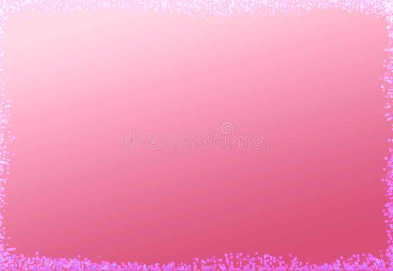Silver Glitter Bokeh Frame with Cool Pink Gradient Background Stock ...