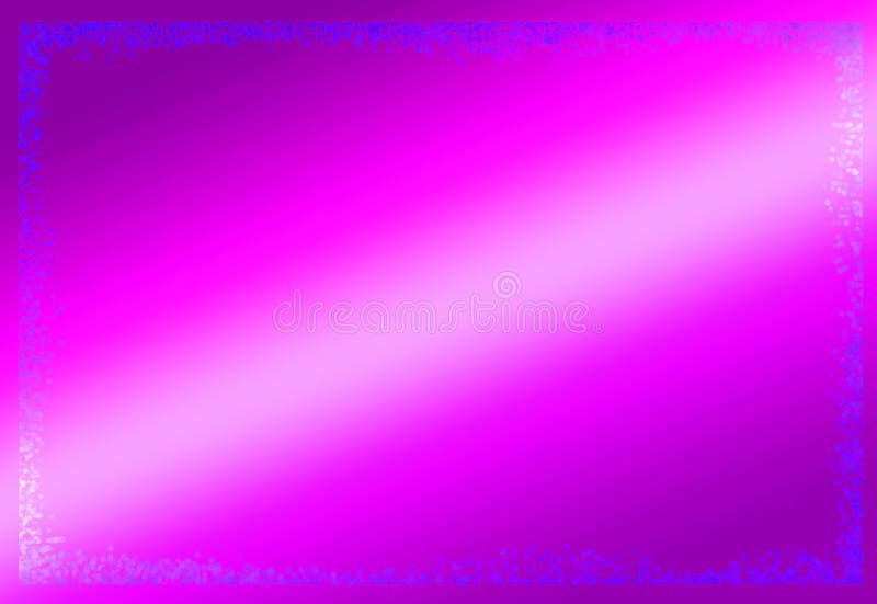 Silver Glitter Bokeh Frame With Cool Purple Gradient Background Stock ...