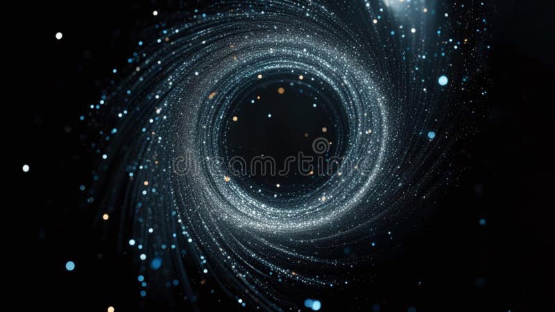 Silver Glitter Shinning Lights on Dark Black Sky Background, Wonder and ...