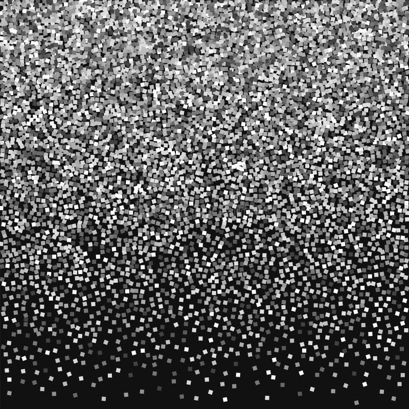 Silver Glitter. Top Gradient with Silver Glitter Stock Illustration ...