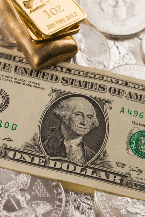 Silver bullion coins stock image. Image of heavy, gold - 274162237