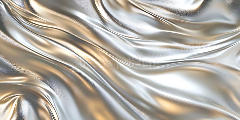 Silver Gold Fabric Texture Background Stock Illustration - Illustration ...