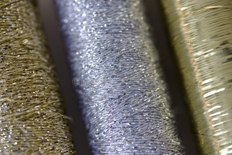 Metallic Silver Cording stock photo. Image of assorted - 33114718