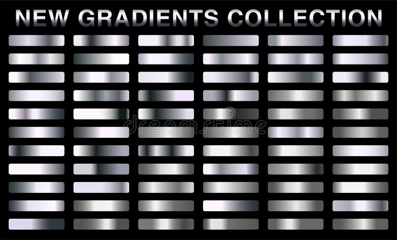 Silver Gradient Background Vector Icon Texture Metallic Illustration ...