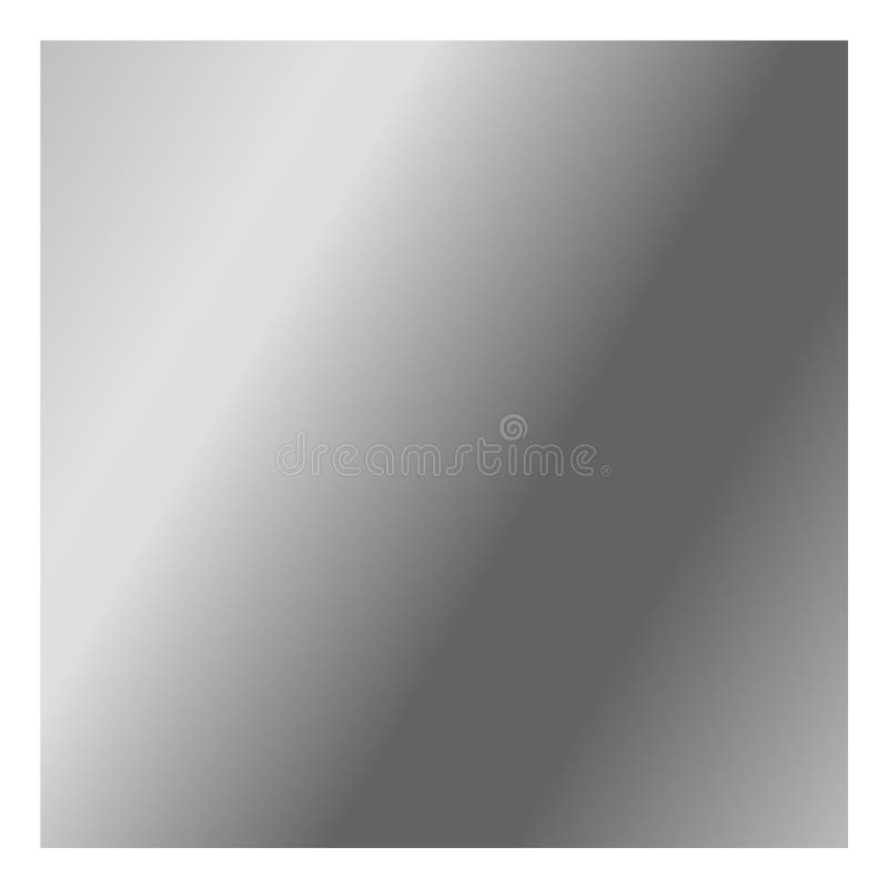 Silver Gradient Rectangle Shape. Metal Texture Effect Stock Vector ...