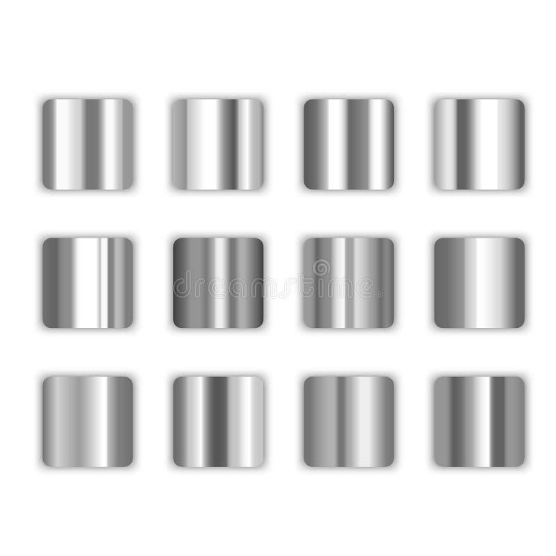 Silver Gradients, Collection of Silver Gradient Illustrations for ...