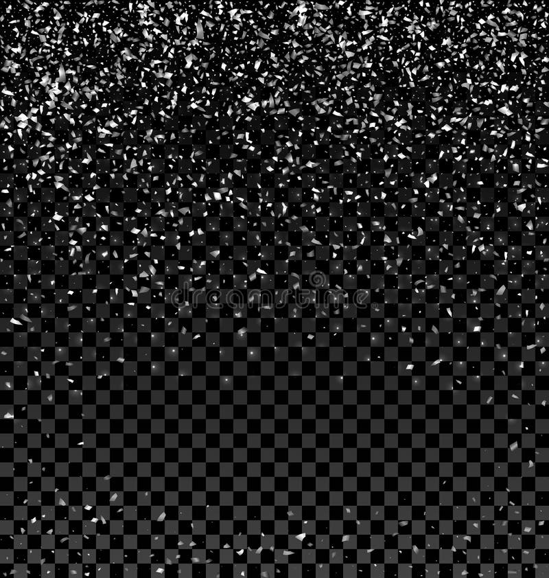 Silver Grainy Abstract Texture on a Dark Checkered Background Stock ...