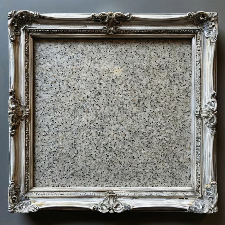 Silver Granite with Platinum Frame Stock Illustration - Illustration of ...