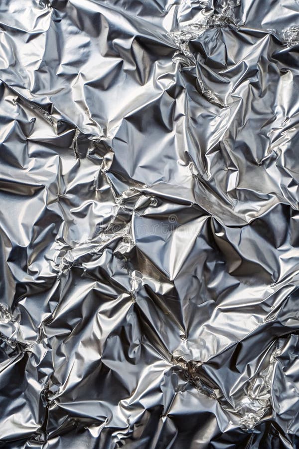 Silver Gray Aluminum Foil Texture Reflective Surface Stock Illustration ...