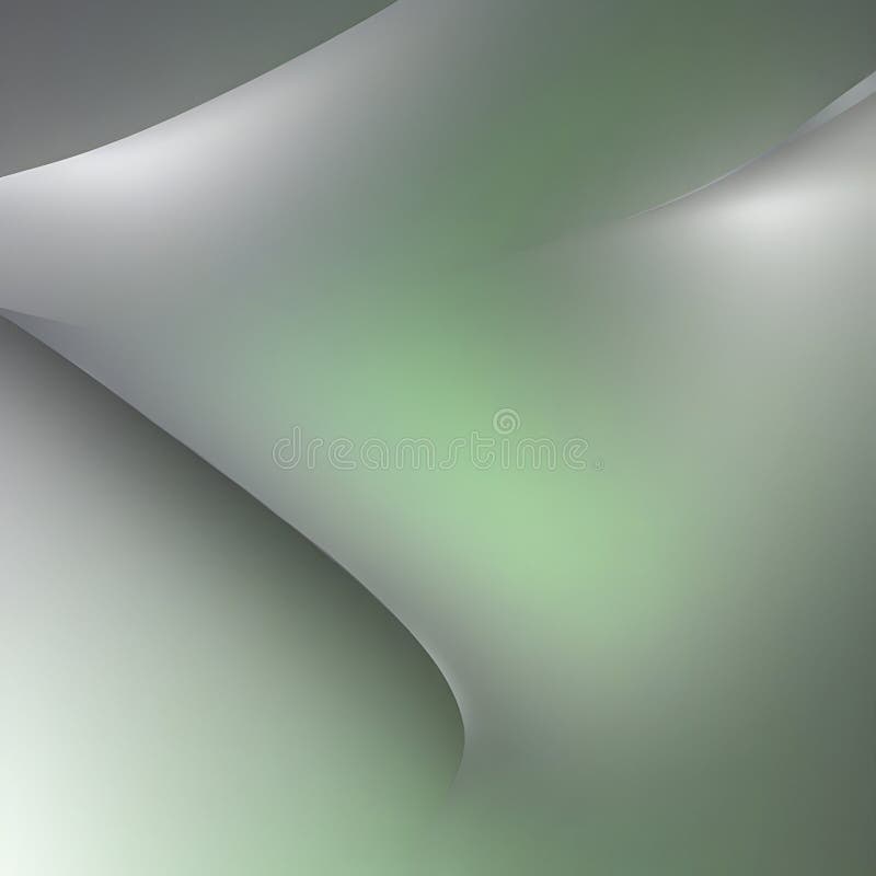 Silver and Green Gradient with Smooth Color Transitions. Stock ...