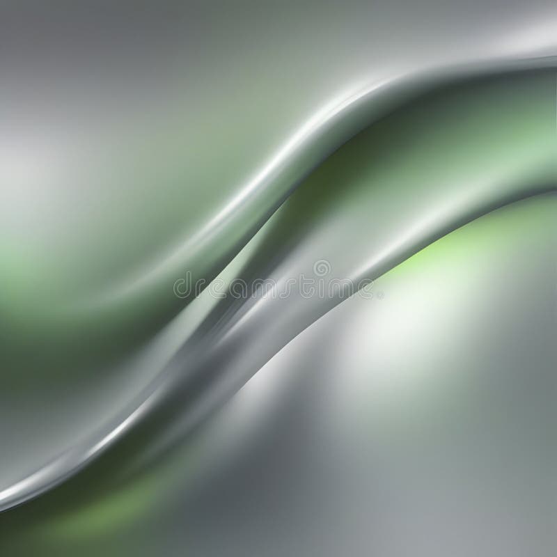 Silver and Green Gradient with Smooth Color Transitions. Stock ...