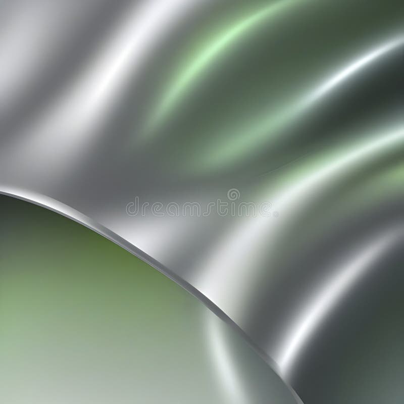 Silver and Green Gradient with Smooth Color Transitions. Stock ...
