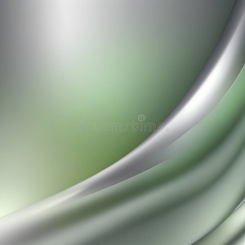 Silver and Green Gradient with Smooth Color Transitions. Stock ...