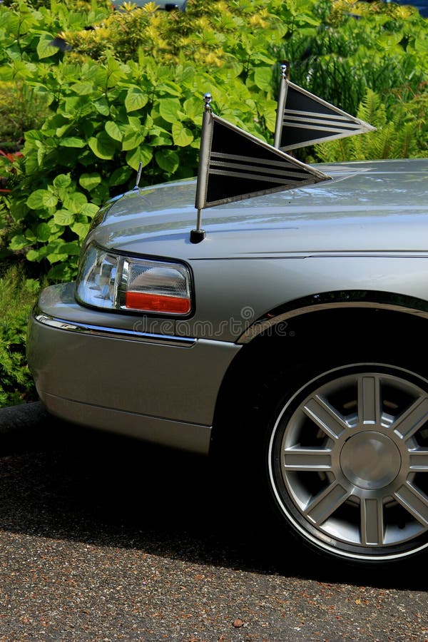 Silver grey hearse detail stock image. Image of graveyard - 53725591