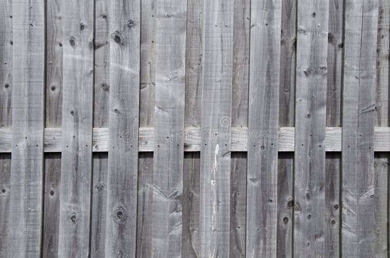 Silver Grey Weathered Timber Fence Stock Image - Image of outdoors ...