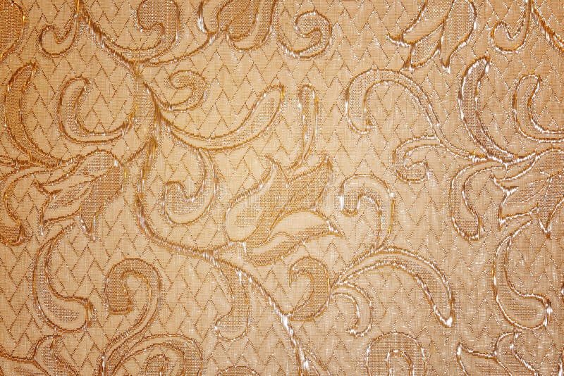 Silver Guipure, Embroidery on Cloth Stock Photo - Image of handmade ...