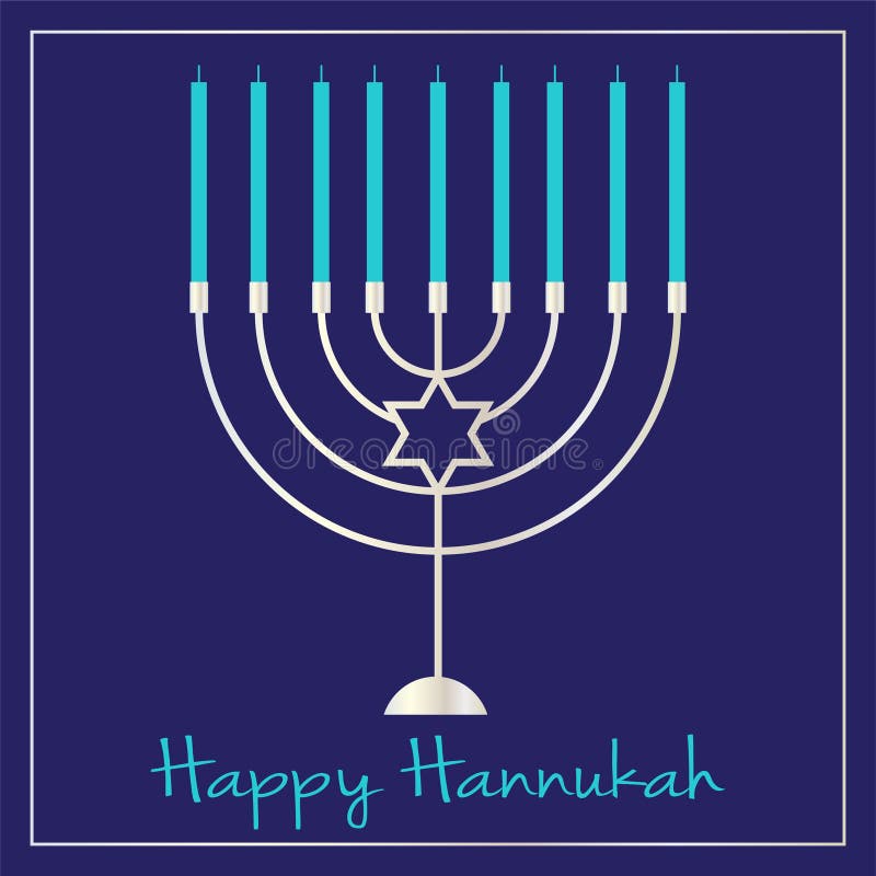 Blue Menorah Stock Illustrations – 6,267 Blue Menorah Stock ...