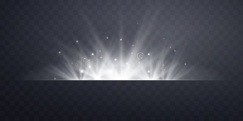 Silver Magic Sparks and Dust Stars. Glittering Dots, Particles ...