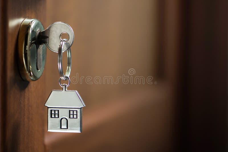 Silver house key stock image. Image of system, access - 108048847