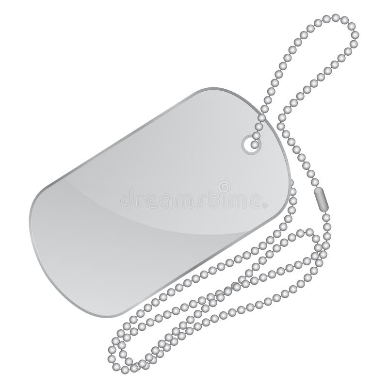 Dogtag stock illustration. Illustration of service, fight - 7636473