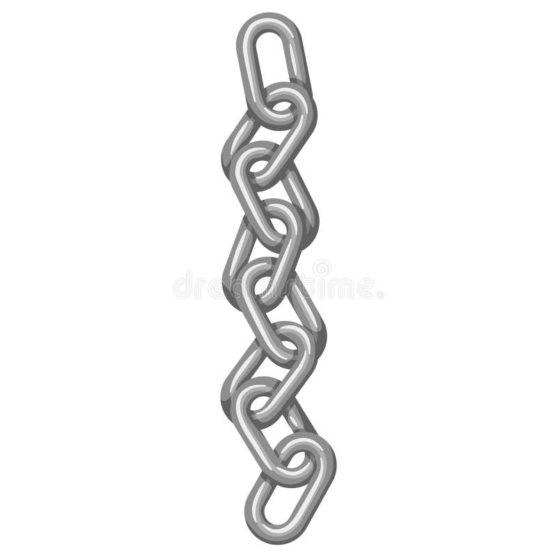 Silver Iron Chain Link Depicting Strength, Unity and Connectivity Stock ...