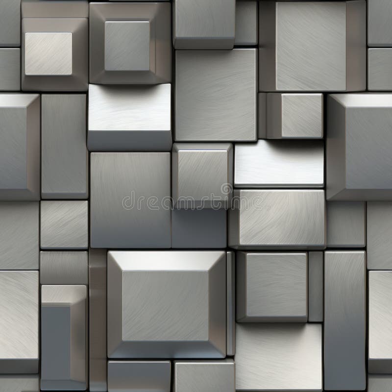 Metallic Tile Pattern. Golden Background. Golden Polygonal Wall from ...