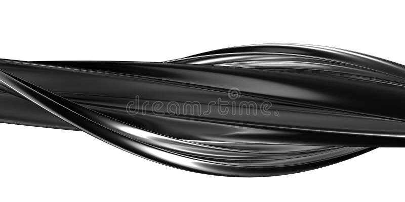 Silver Isolated Wind Flow Fabric-like Soft Metal Abstract Dramatic ...