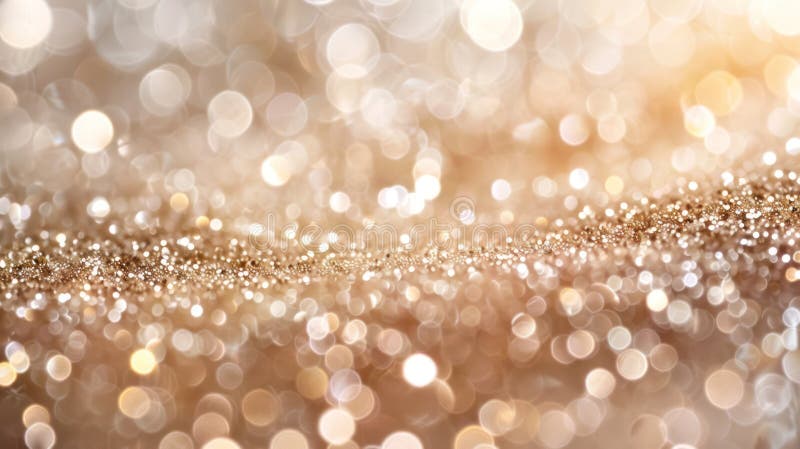Silver and Ivory Bokeh: Abstract Blurred Background with Soft White and ...