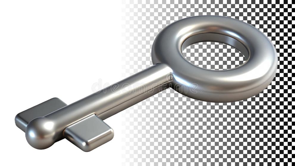 Silver Key Access Tool, Security Lock Unlock, Solution Discovery Symbol ...