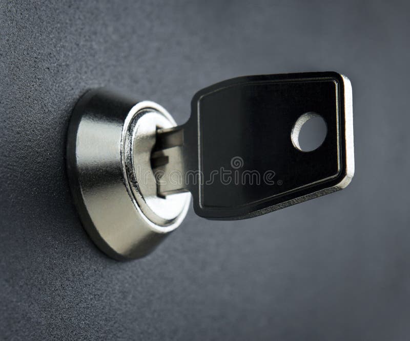 Lock and key stock photo. Image of safe, safety, metallic - 7616394