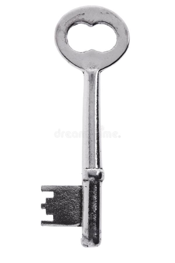 Silver key stock image. Image of vertical, steel, security - 45938803