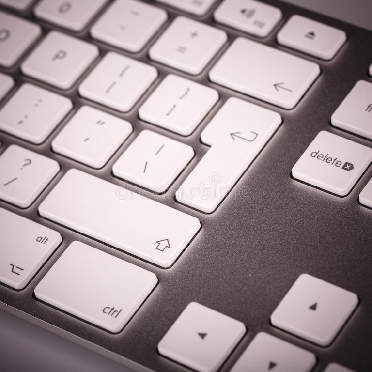 Silver keyboard stock photo. Image of text, digital, alphabet - 41577812