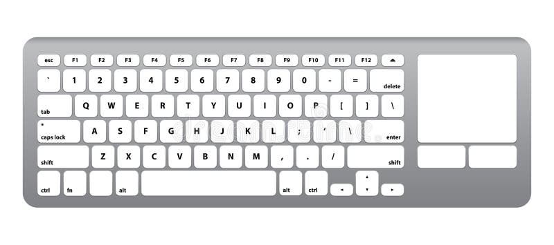Blank Qwerty Keyboard Layout