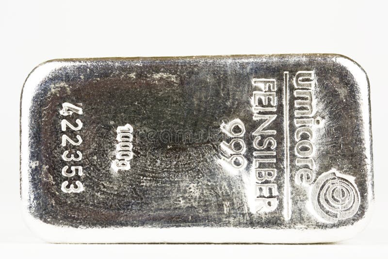 Silver 1kg stock image. Image of silver, finesilver, ingots - 32991519