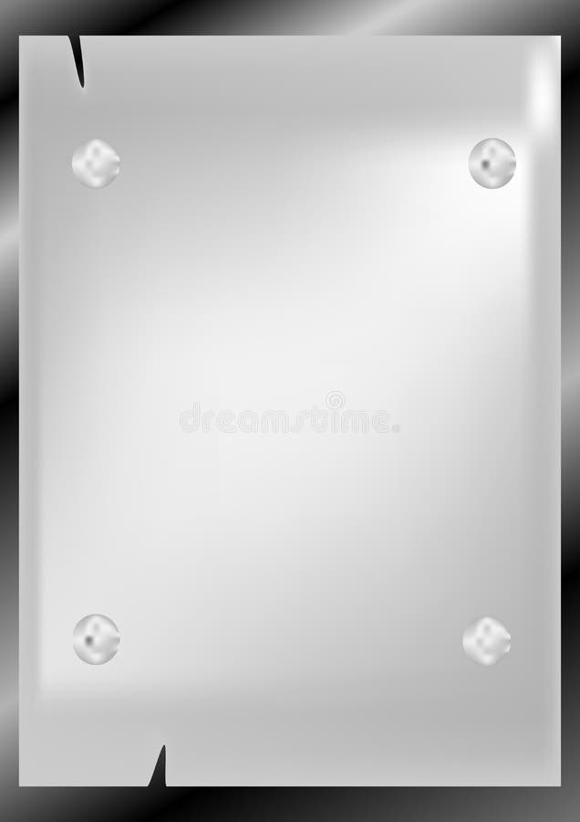 Silver Labels - Notepaper stock illustration. Illustration of color ...