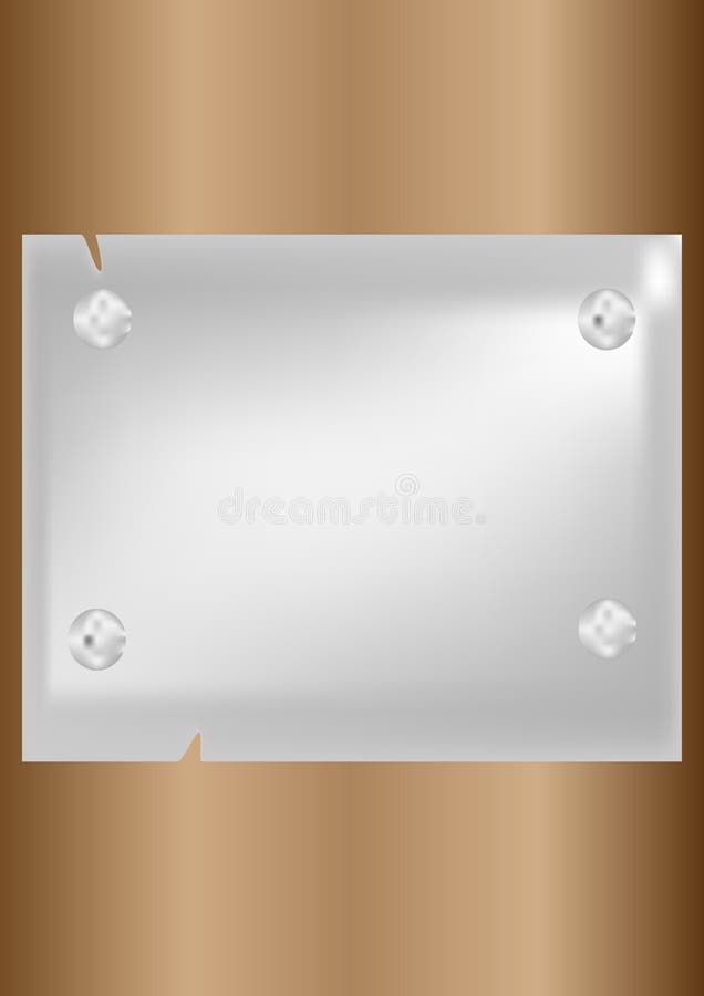 Silver Labels - Notepaper stock illustration. Illustration of ...