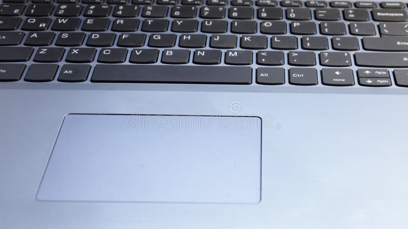 Silver Laptop, Keyboard. the View from the Top. Modern Technology ...