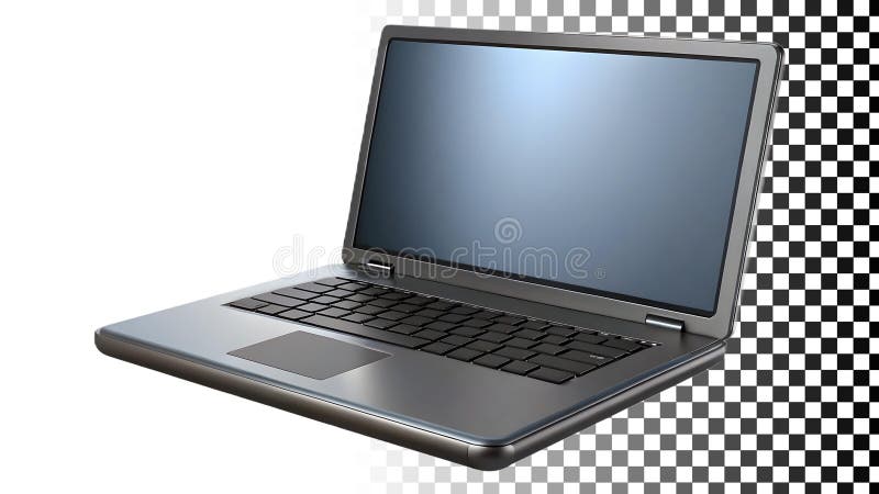 Silver Laptop, Portable Computer and Technology Device Png Transparent ...
