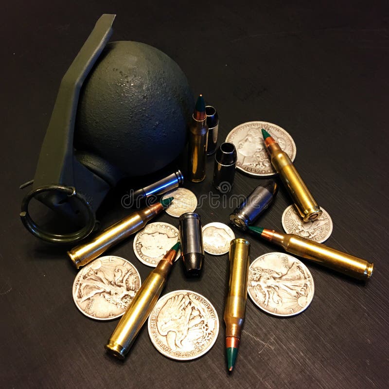 Silver & Lead stock photo. Image of hillary, m855 - 84145790