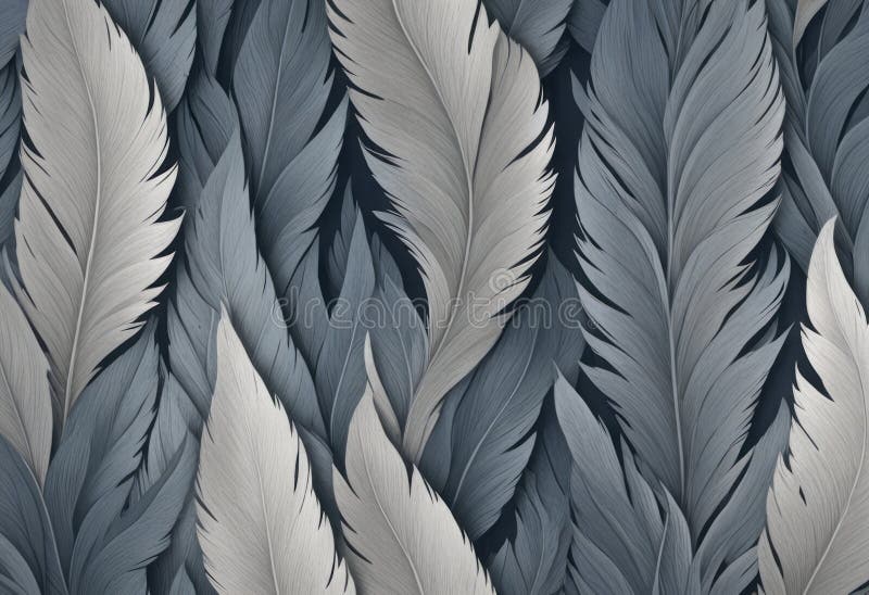 Silver Leaves Pattern Design Stock Photo - Image of silver, style ...