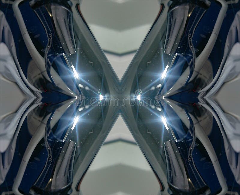 Silver Light Reflections Abstract Background Stock Image - Image of ...