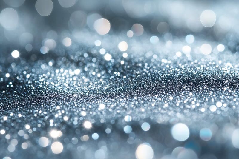 A Silver Lights Background, Elegant and Festive, Design Theme Stock ...