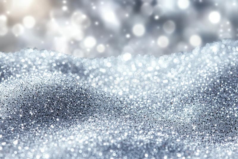 A Silver Lights Background, Elegant and Festive, Design Theme Stock ...