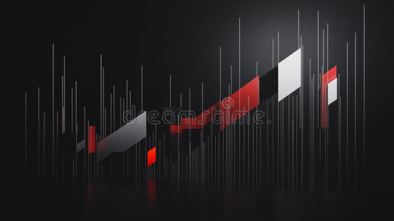 Blue Line Graph Dark Background Upward Trend Stock Photos - Free ...