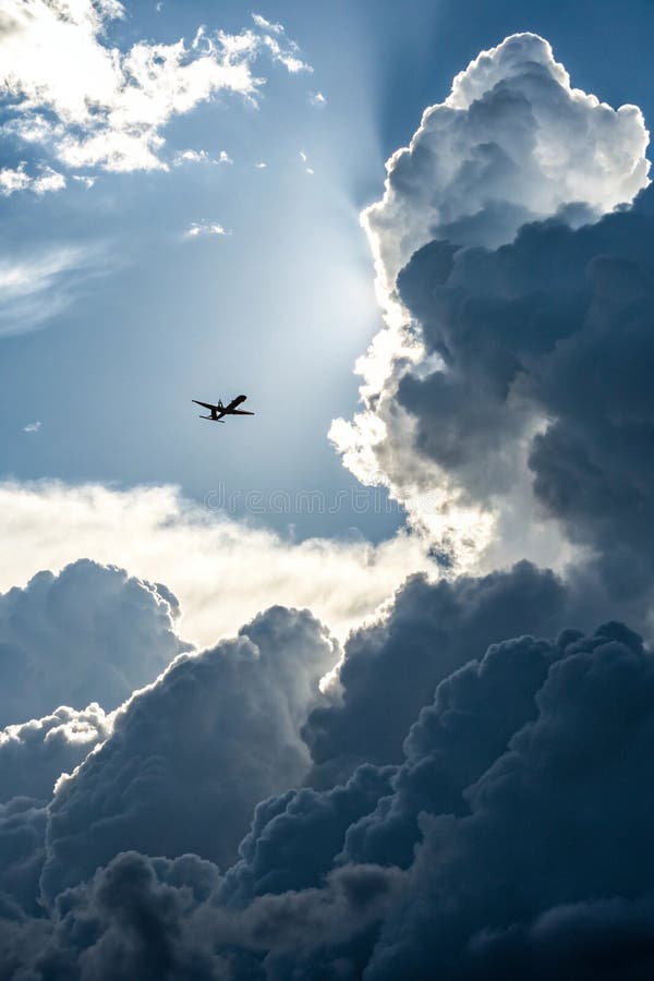 Silver Lining in the Clouds Stock Illustration - Illustration of ...