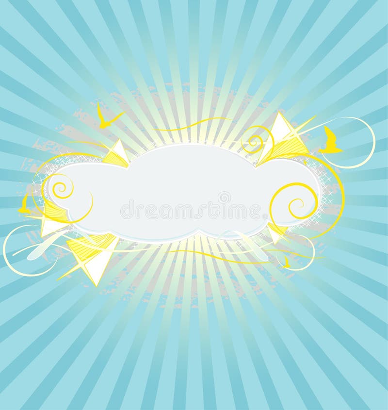 Silver Lining Grunge stock vector. Illustration of shine - 7536234