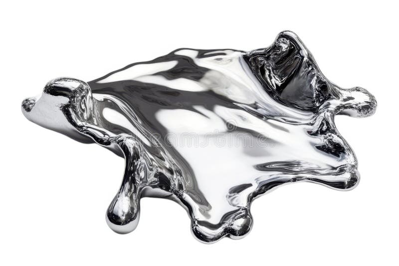 1,883 Abstract Silver Liquid Splash White Background Stock Photos ...