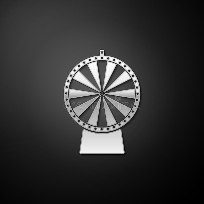 Pop Art Lucky Wheel Icon Isolated on Color Background. Vector Stock ...